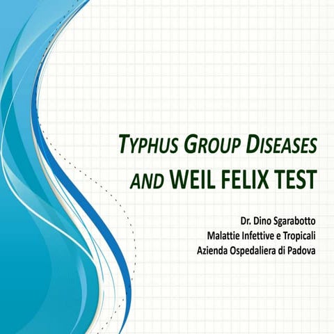 Typhus group diseases | PPTX