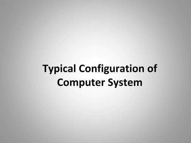 Computer & it's components | PPTX