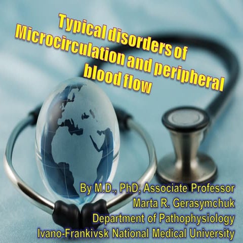 Typical disorders of peripheral blood flow | PPT