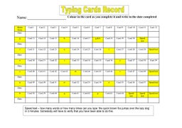 Typing Card Activities | PDF