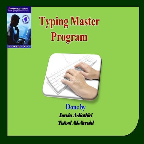 Typing master pro. | PPT