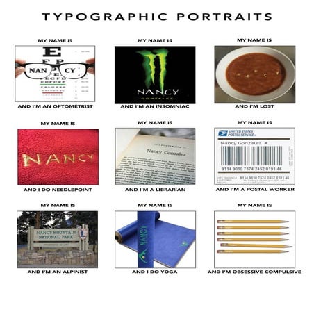 Typographic Portraits | PDF