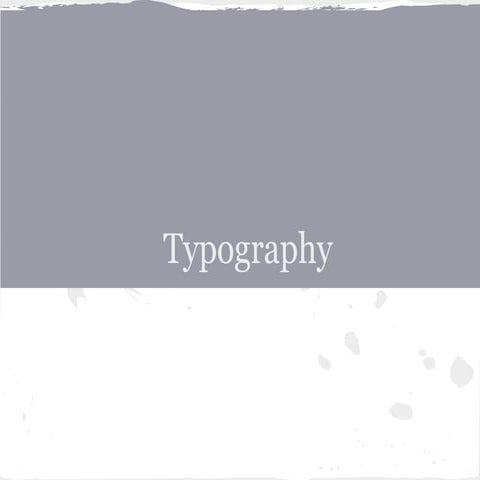 Typography | PPT