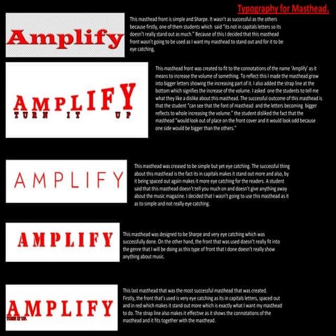 Masthead presentation | PPTX