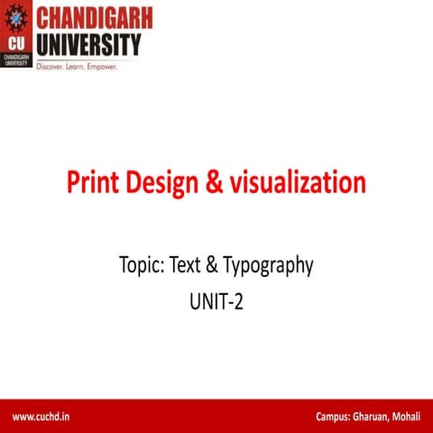 Typography & text | PPT