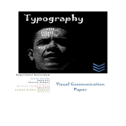Typography vc paper (team a) | PDF