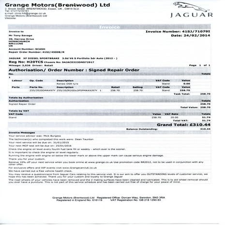 Tyre claim | PDF