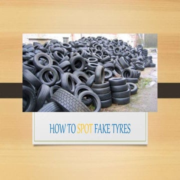 Tyre presentation | PPT