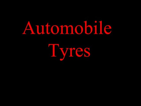 Manufacturing Processes - Tyre | PDF | Geology | Science