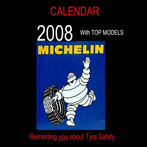 Tyre Safety Calendar 2009 | PPS | Auto Safety | Automotive
