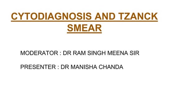 Tzanck Smear | PPTX