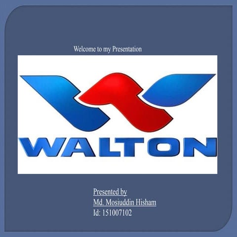 Walton company | PPTX