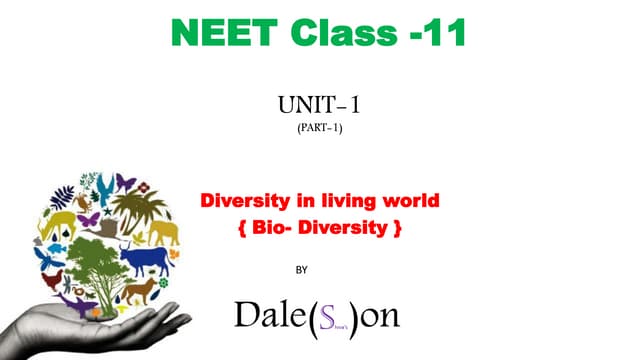 Science 9 Unit A Biological Diversity Section1 Lesson1 | PPT