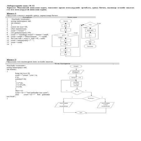 U.cs101 лаборатори 12 | PDF