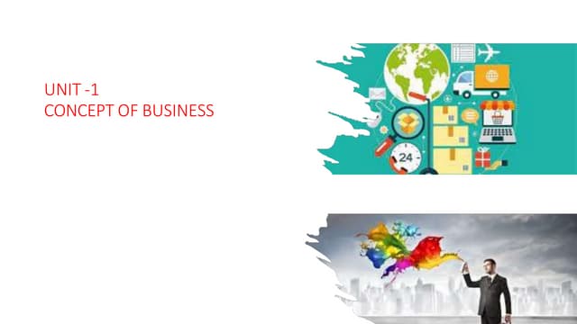 Basic concept of business | PPTX