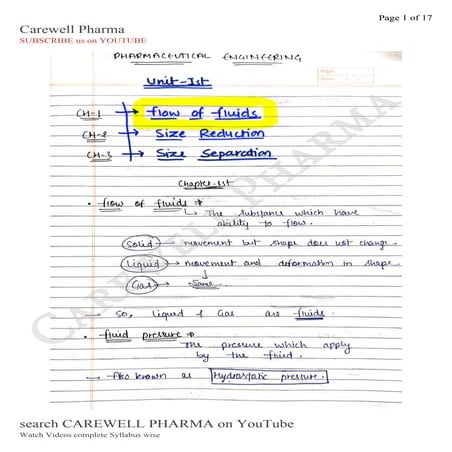 Unit operations | PDF