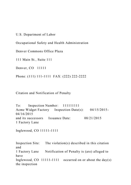 Notice to Explain SAMPLE FORM (First Notice) | PDF | Resume Writing and ...