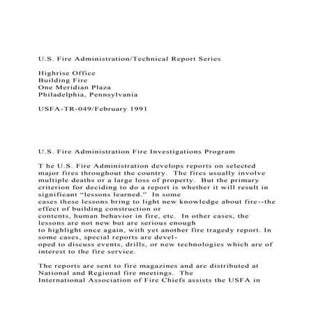 High-Rise Firefighting | PPT