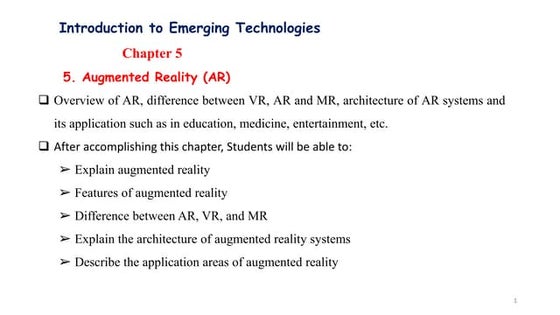 2015 Chapter 5 Emerging technology . pptx | PPTX