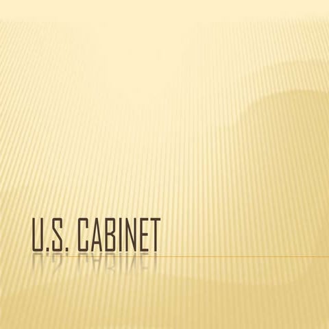 U.S. Cabinet | PPT