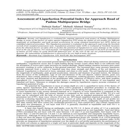Soil Liquefaction Potential Maps for Earthquake Events in Yangon ...
