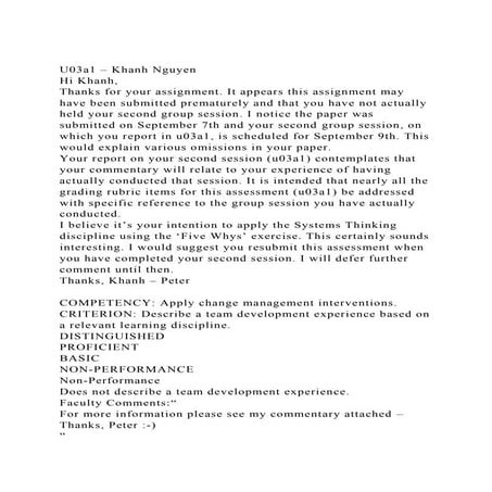 U03a1 – Khanh NguyenHi Khanh,Thanks for your assignment. It ap.docx