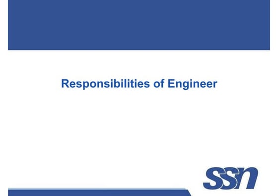 Engineers are responsible experimenters | PPT