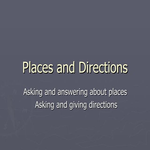 U04 directions | PPT