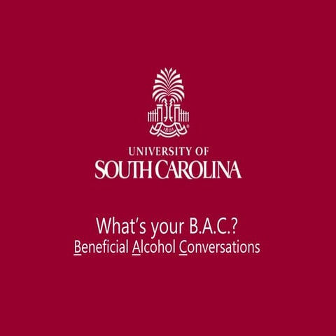 U101 Alcohol Presentation - 50 Minute Class | PPTX