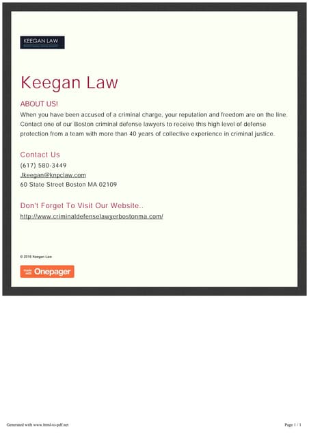 Keegan Law | PDF