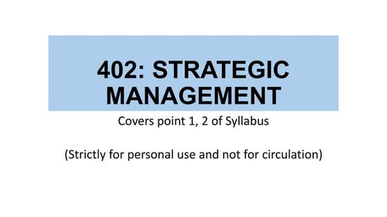 Must-Win Battles as Model of Strategy | PPTX