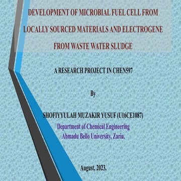 Microbial Fuel Cell For Electricity Research.pptx