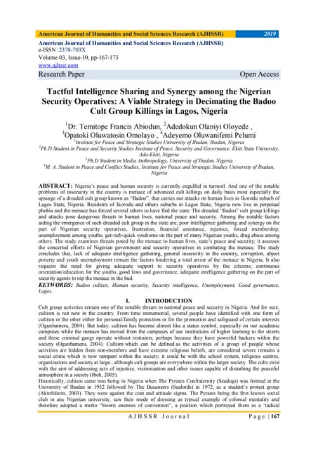 Capacity Building of the Nigerian Armed Forces and Security Challenges | PDF