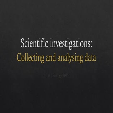 Comprehensive Guide to Collecting and Analyzing Scientific Data in ...