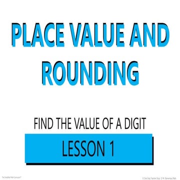 Place value ppt | PPT
