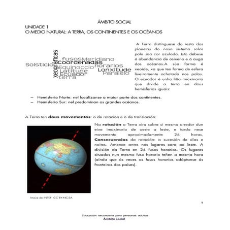 Tema 2 A representación da terra. Os mapas | ODP