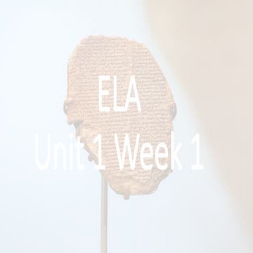 U1 W1-Wonders.pptx English Language Arts | PPT