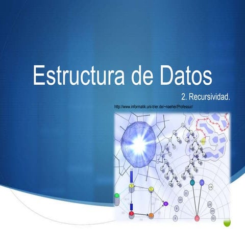 Estructura de Datos: Recursividad | PPTX