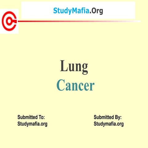 Lung cancer - definition, causes, symptoms, diagnosis, treatment ...