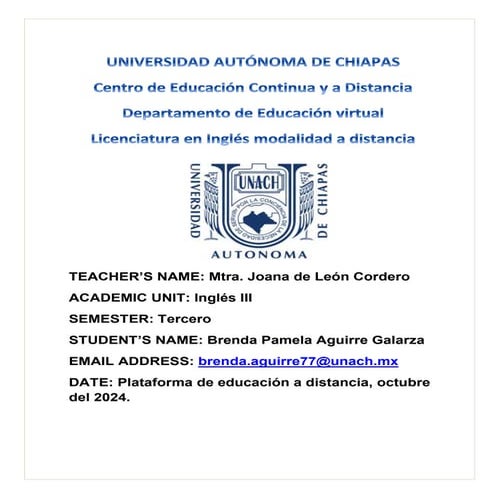 U2. T1. Act. 3. WRITE THE TITLE AND THE HEADINGS | PDF