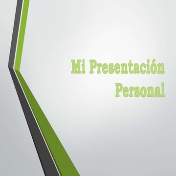 Presentacion Personal_Alex Sanchez Tolentino | PPTX