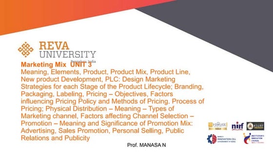 Product Line and Product Mix decisions | PPTX