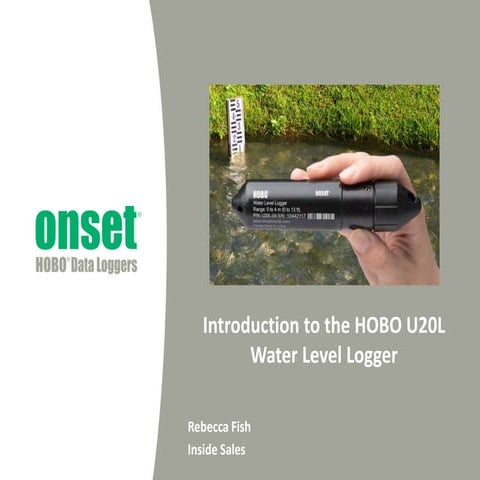 Introduction to the HOBO U20L Water Level Logger | PPTX