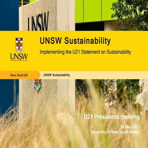 UNSW Sustainability. | PPT
