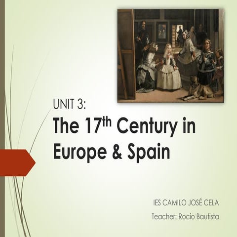 U3. 17th century in europe & spain | PDF