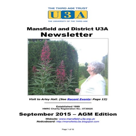 U3A Explained - Nottinghamshire | PDF