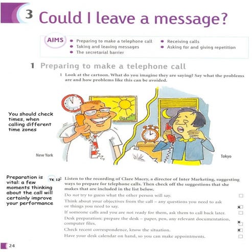 U3 could i leave a message with notes st | PDF