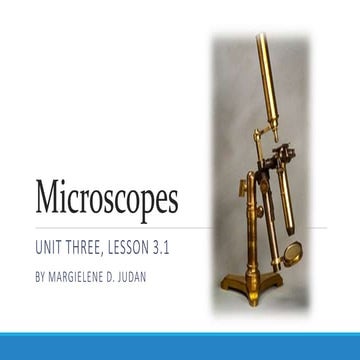 History of the Microscope | PPT