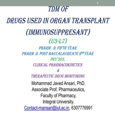 U3 L7 TDM OF IMMUNIOSUPPRESSANT DRUGS.pdf