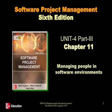 Chapter 11 Managing people | PDF